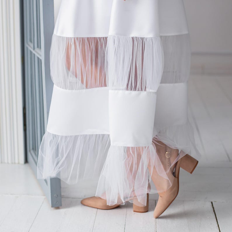 Villanelle Dress, Sheer Tulle Dress, Tulle Overlay Dress, Futuristic ...