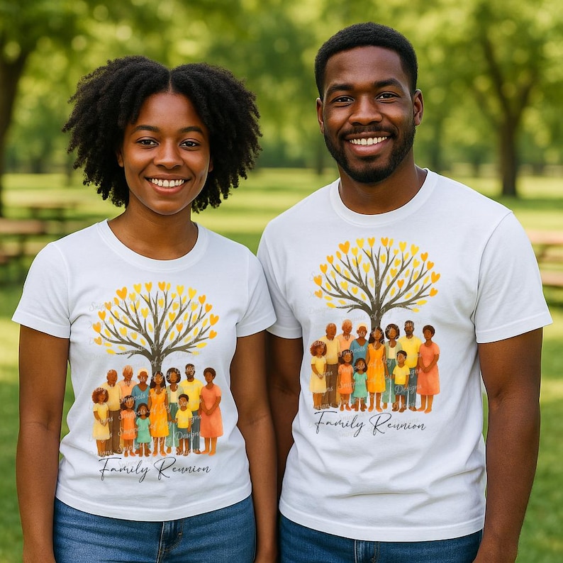 Black Family Reunion PNG: African American Clipart (digital Download ...