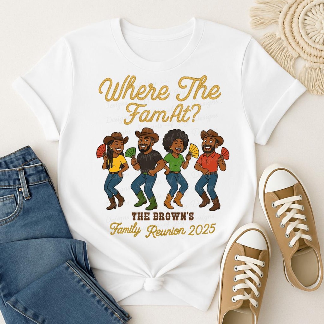 Personalized Black Family Reunion PNG – African American Family Reunion ...