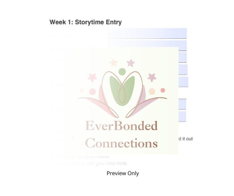 Printable Kids Book Log: Storytime Memory Journal (fillable PDF) - Etsy