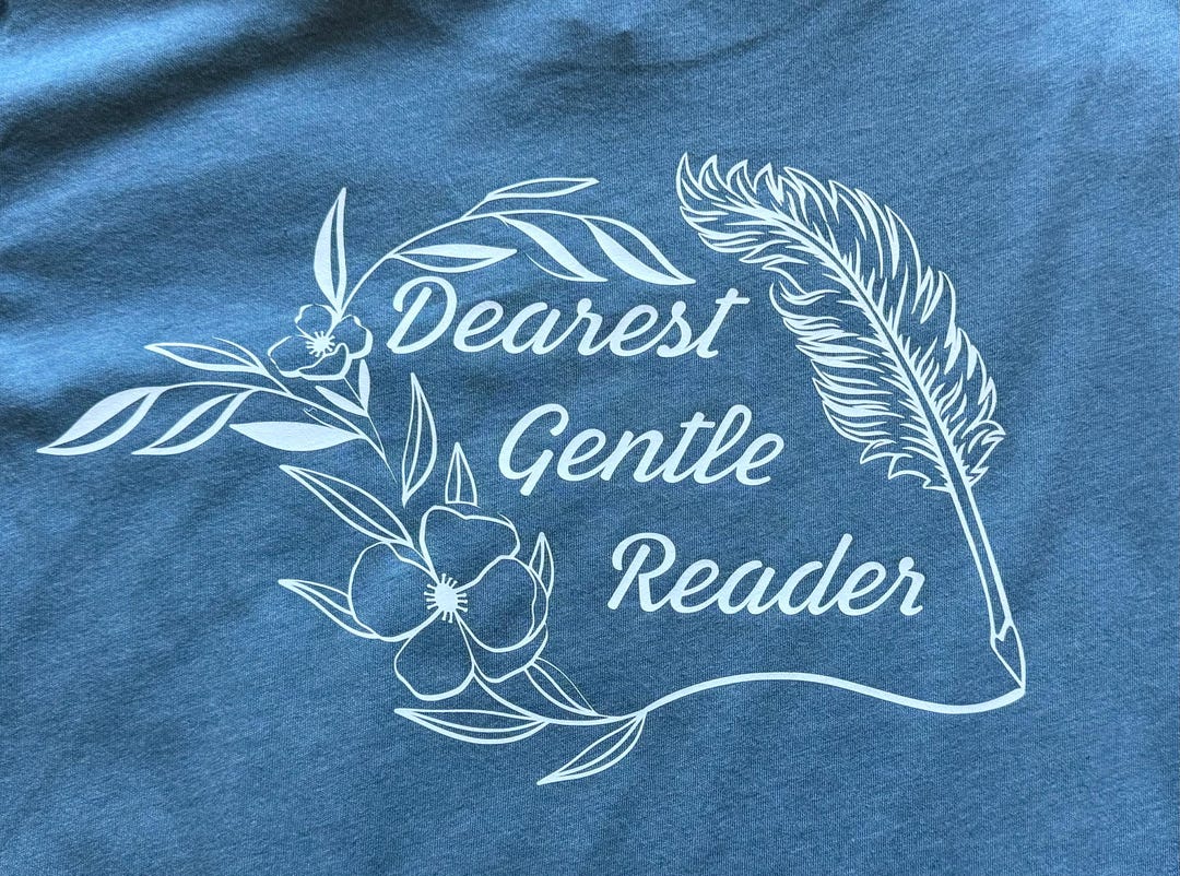 Bridgerton Inspired “dearest Gentle Reader” Lady Whistledown Apparel - Etsy