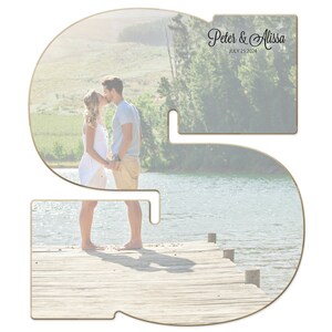 Wedding Guest Book Alternative, Rustic Wood Letter, Large Wooden Photo ...