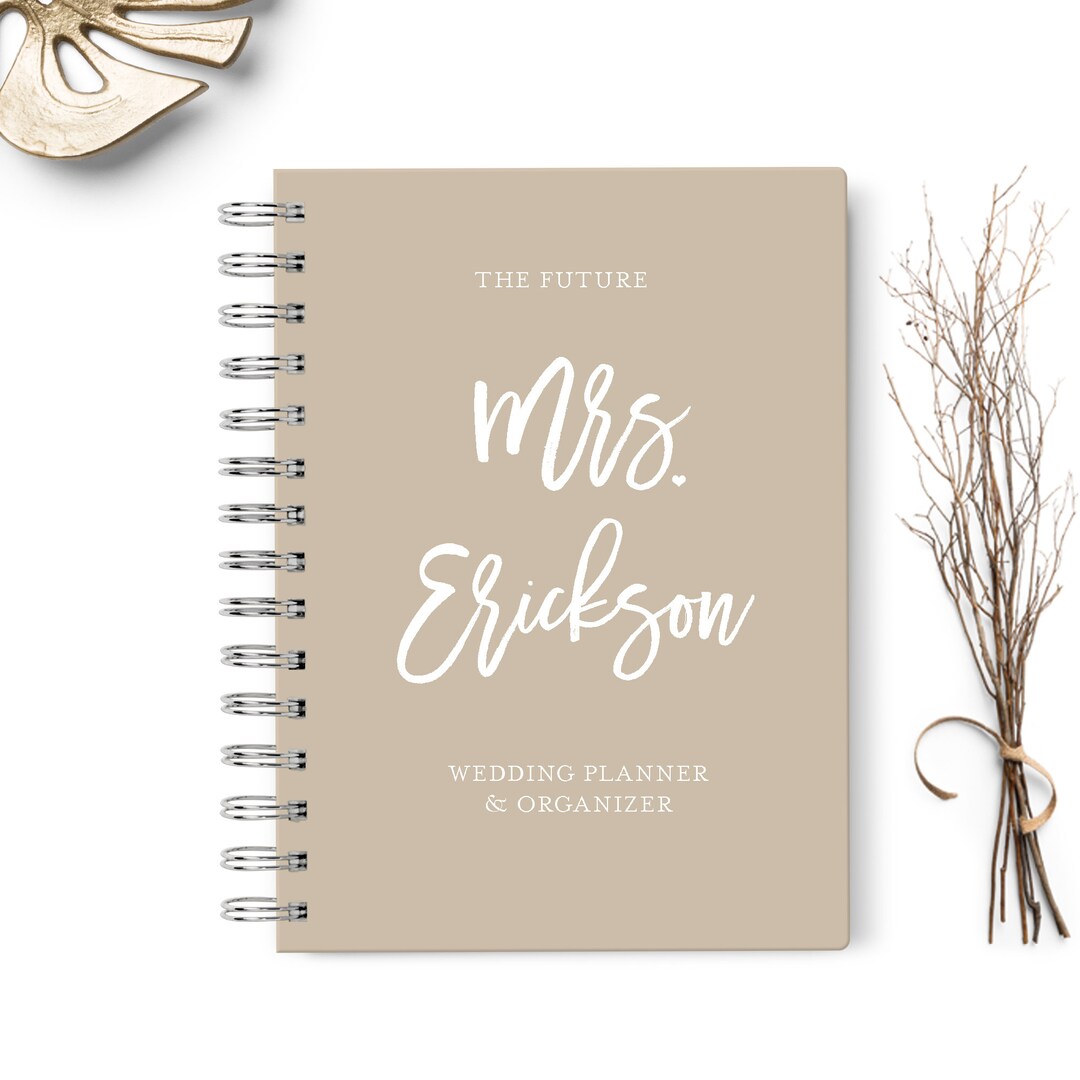 Wedding Planner Book, Event Planning Organizer, 6x8.75, Unique Gift for ...