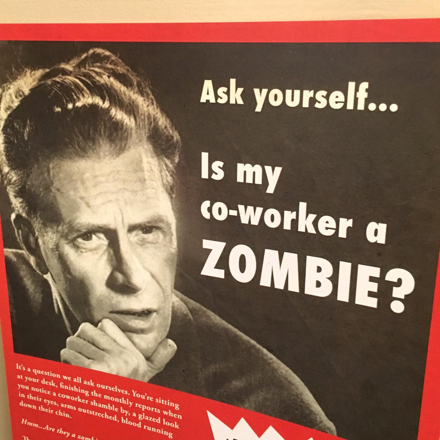 Vintage Poster Propaganda Poster Zombie Art Zombies - Etsy Canada