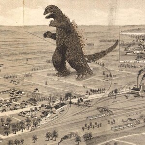 Alabama Art, Digital Print, Birmingham AL, Monster Art, Sci Fi Art ...