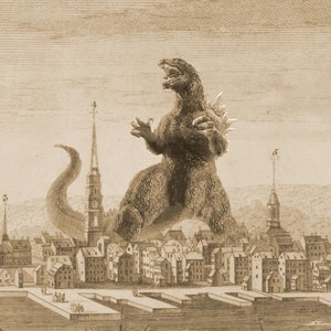 Digital Print, Philadelphia, Monster Art, Kaiju, Philadelphia Art ...