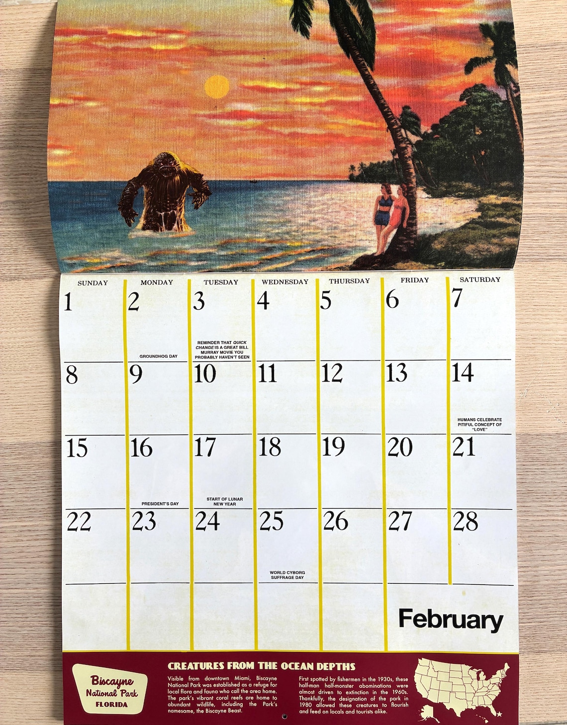 2026 National Park Monsters Calendar - Etsy
