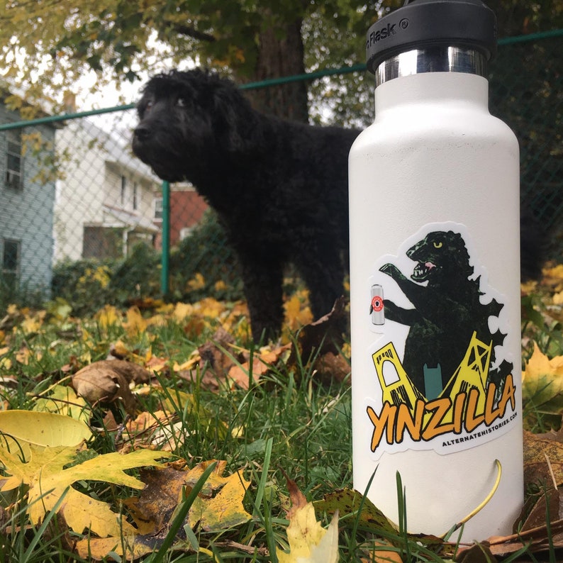 Yinzilla, Pittsburgh, Sticker, Vinyl Sticker, Pittsburgh Art, Monster ...
