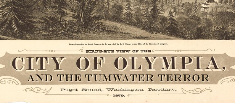 Olympia, Digital Print, Olympia WA, Monster Art, Kaiju, Washington ...