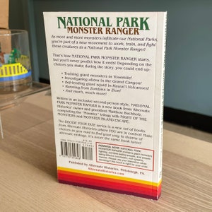 National Park Monster Ranger Book - Etsy