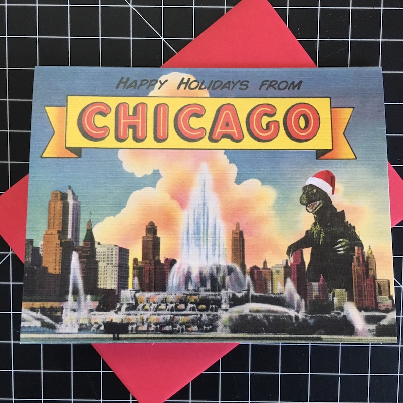 Chicago Card - Etsy