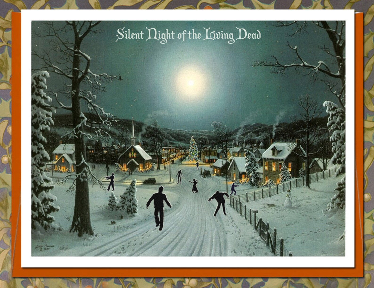 Zombie Christmas Christmas Cards Funny Christmas Cards - Etsy