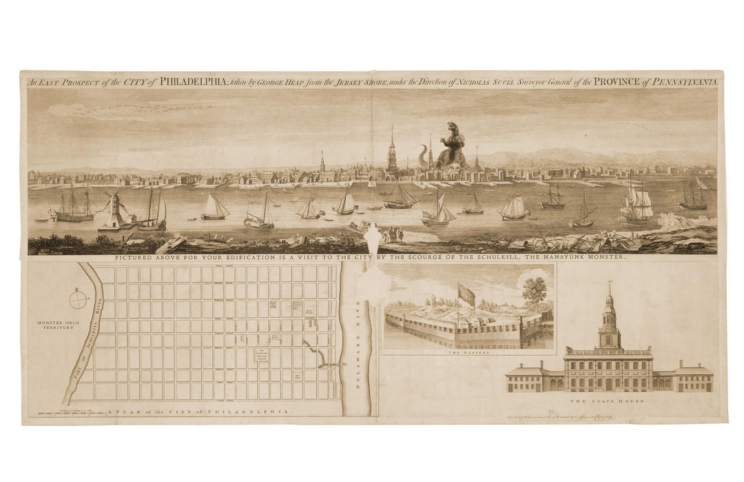 Digital Print, Philadelphia, Monster Art, Kaiju, Philadelphia Art ...