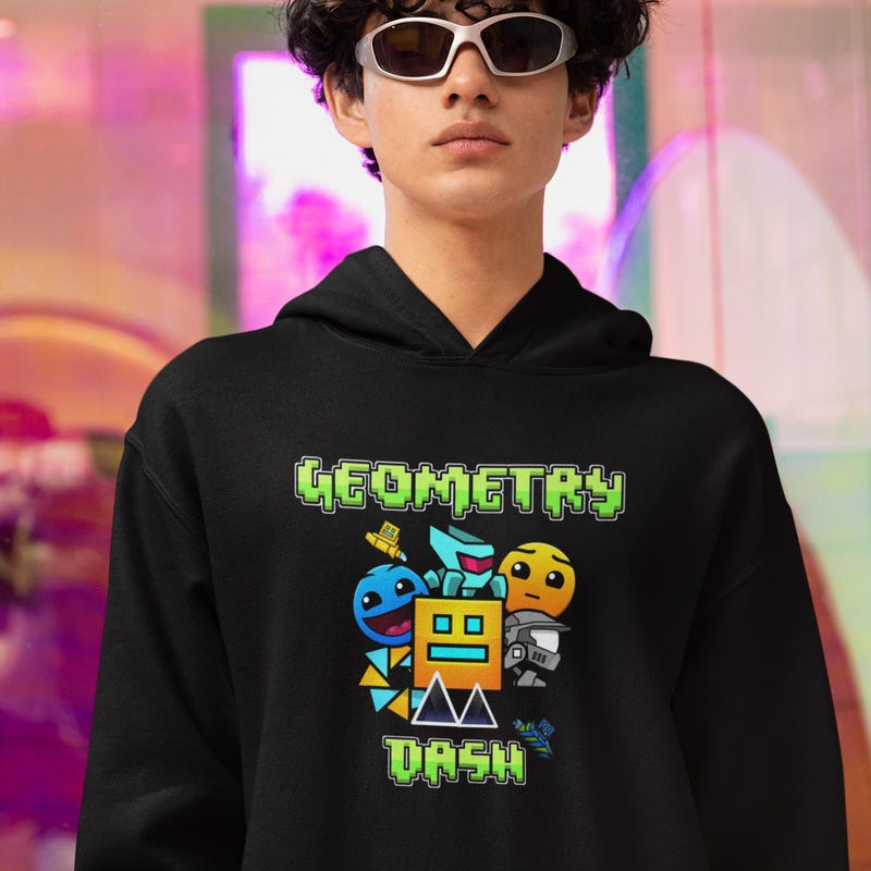 Geometry Dash Clothing - Etsy