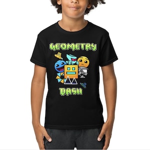 Kids Geometry Dash T-shirt - Etsy