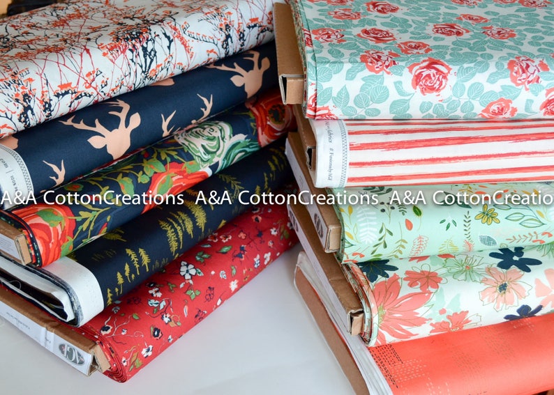 Miss Thread Woodlands Print Woodlands Fusion Collection - Etsy