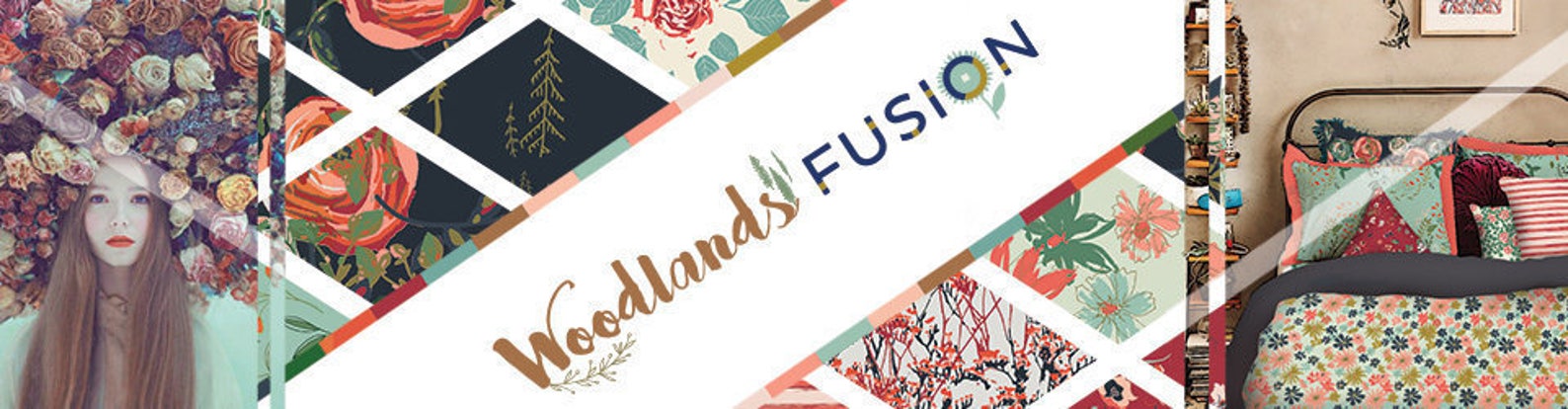 Miss Thread Woodlands Print Woodlands Fusion Collection - Etsy