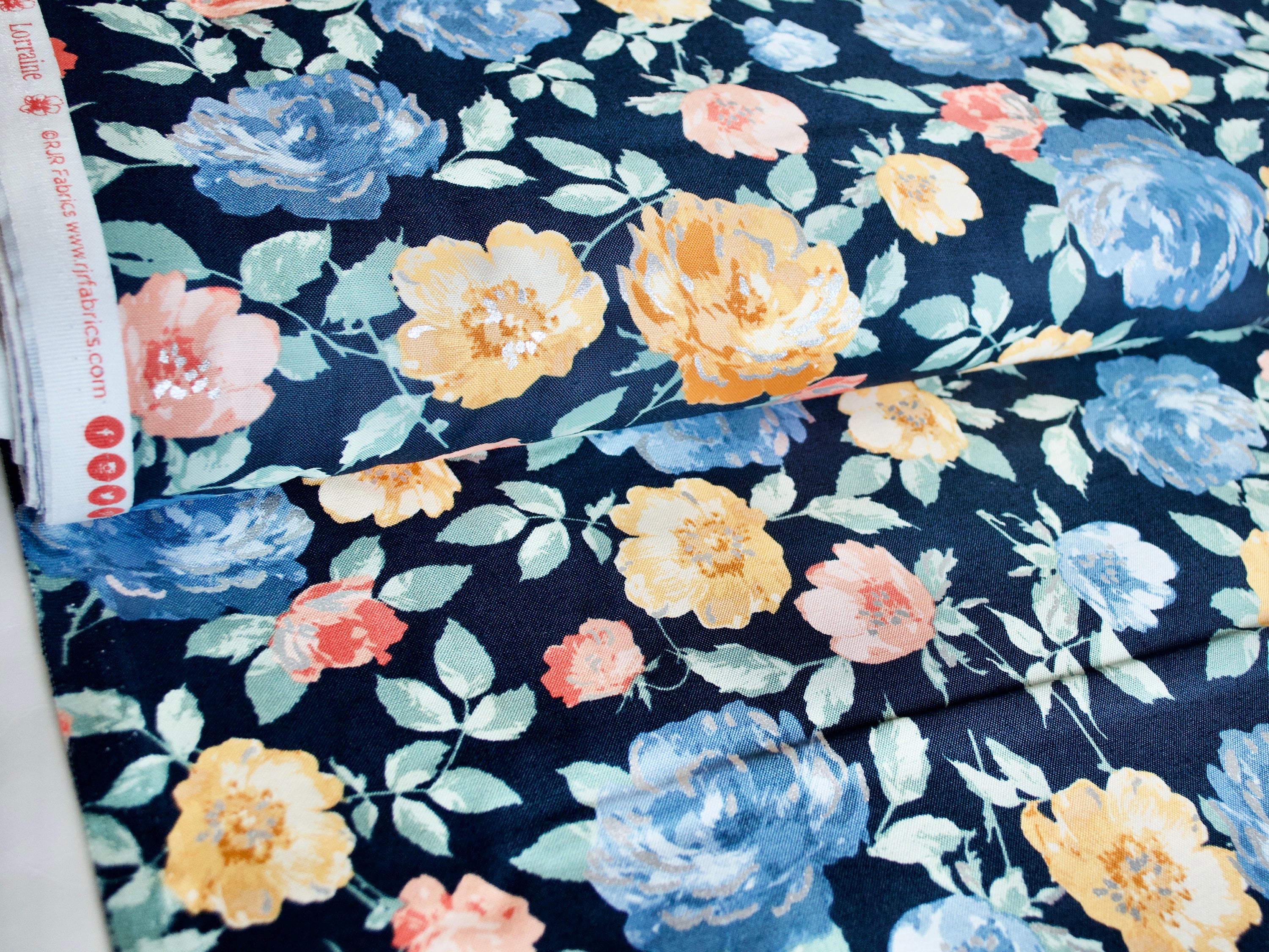 Summer Rose Bundle of 9 prints 100% fine cotton quilt weight | Etsy