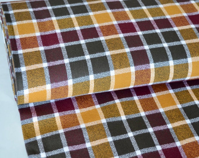 HARMONY FARM Sheep Dream Green Flannel Fabric, Kids Flannel, Farm ...