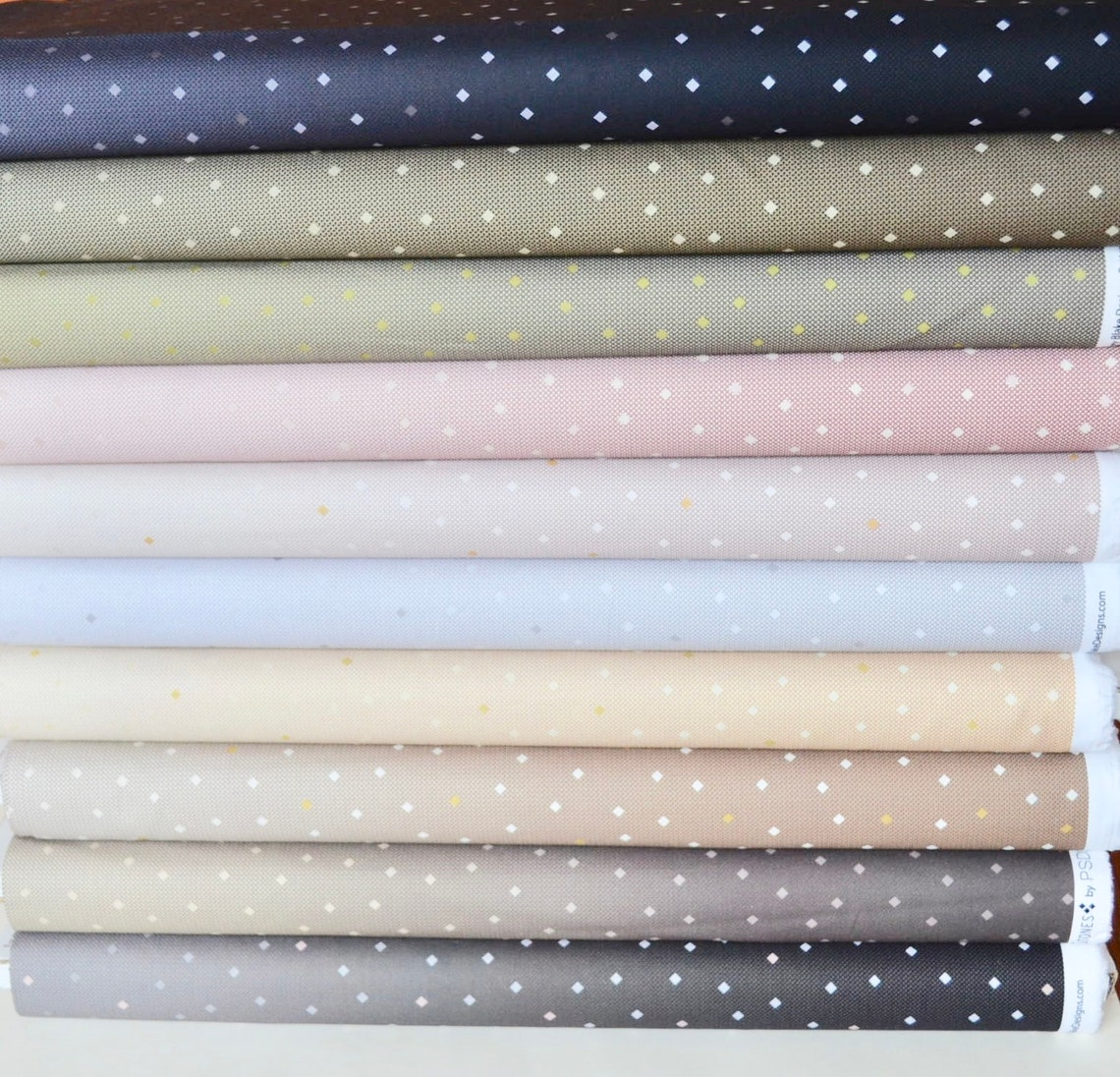 Gem Stones Neutral Fatigue Green Cotton Ombre Cotton Fabric - Etsy