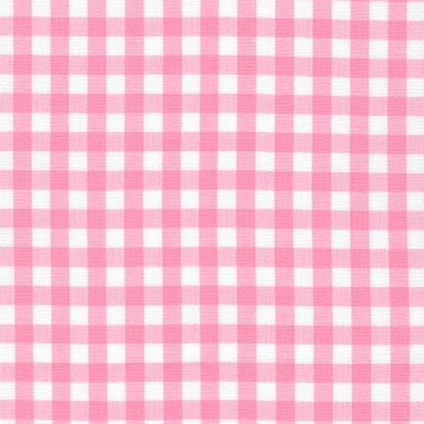Pink Gingham Fabric - Etsy