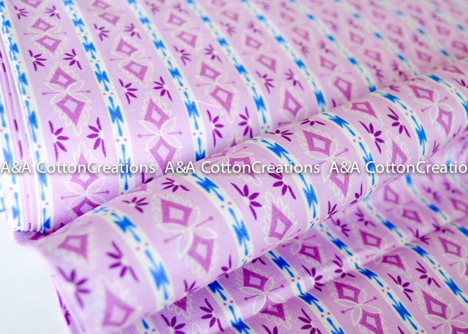 Organic Cotton Fabric, Acacia Allure From Cloud9, Quilting Weight ...