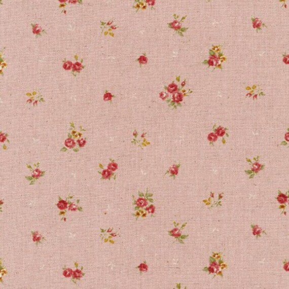 Cotton Flax Print SB-87505D1-3 BLUSH by Sevenberry Prints - Etsy