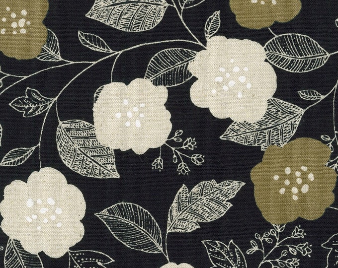 Last Piece 12x44cotton Flax Print, SB-850381D1-5 BLACK by Sevenberry ...