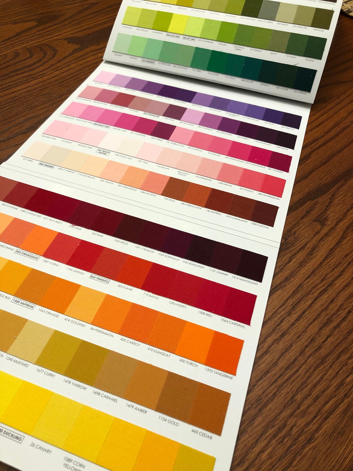 Kona Color Card New Kona 365 Solid Color Card Kona Swatches - Etsy