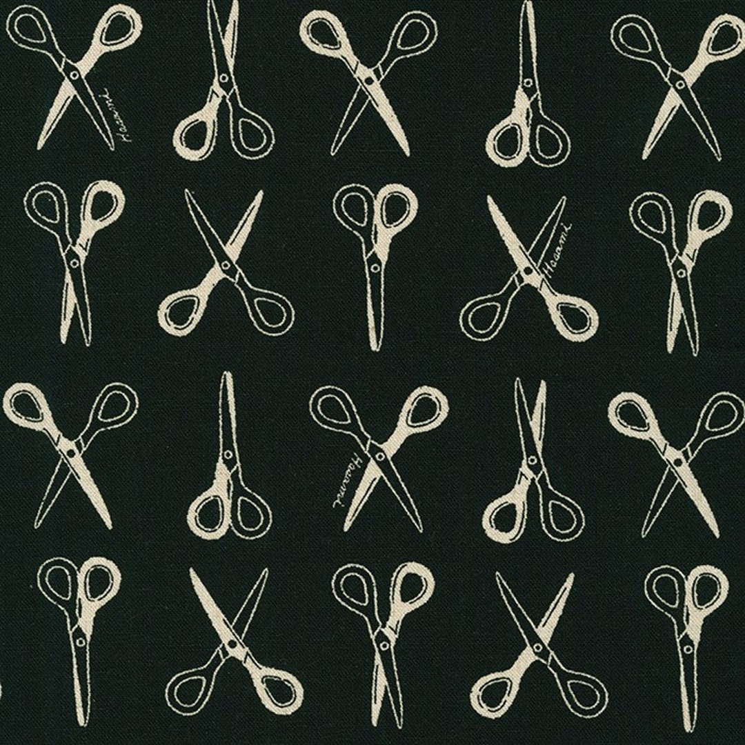 Cotton Flax Print, 850368D1-5 BLACK by Sevenberry Collection, Decor ...