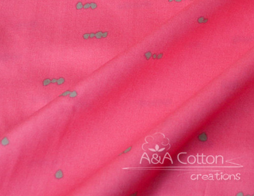 Morse Dot Pink Print, Imprint Collection, Cotton Fabric, AGF Cotton ...