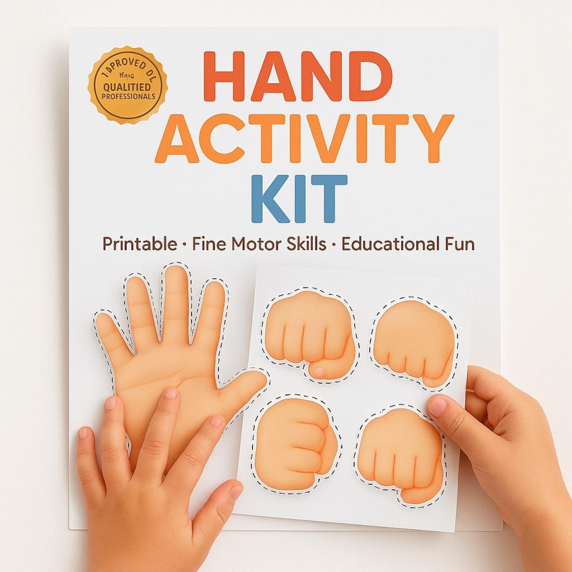 Hand Activity Kit Printable: Fine Motor Skills Game for Kids - Etsy