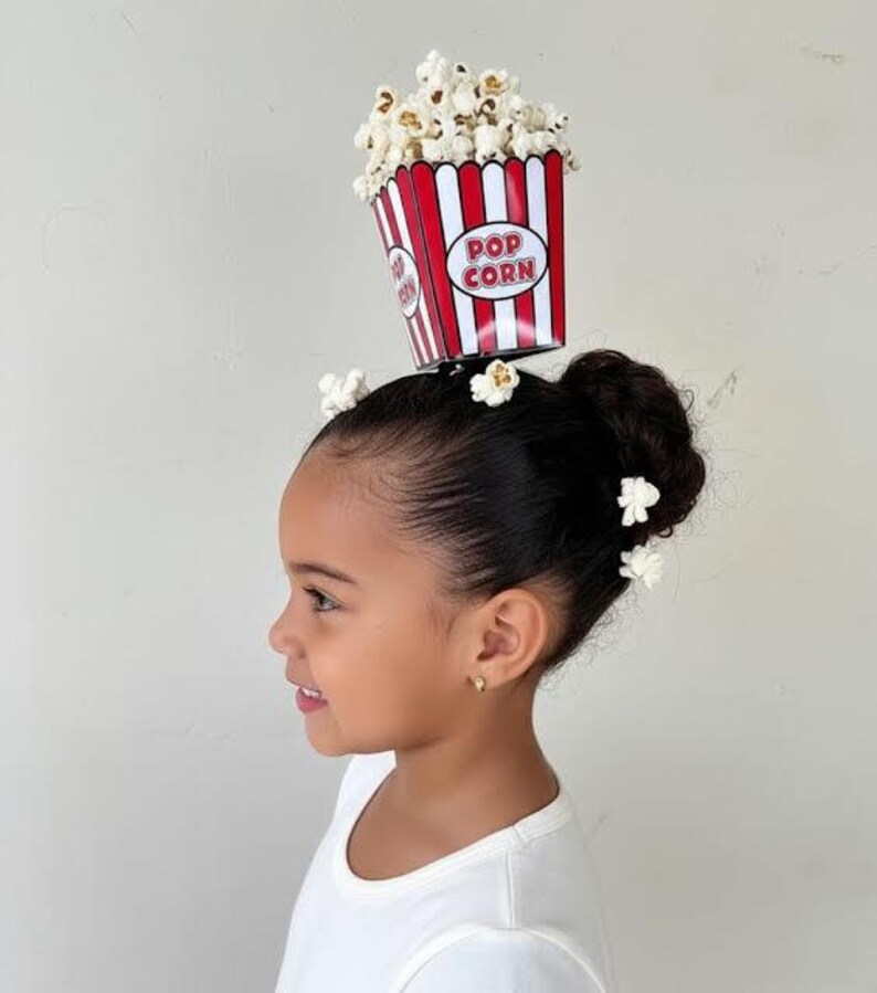Popcorn Hair Day Printable – DIY Costume Prop (PDF Download) - Etsy UK