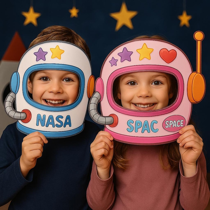 3D Printable Astronaut Mask for Kids: Creative Play, STEM Learning (A4 ...