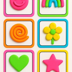 Playdough Shape Matching Cards: Fine Motor Activity Mats (PDF) - Etsy