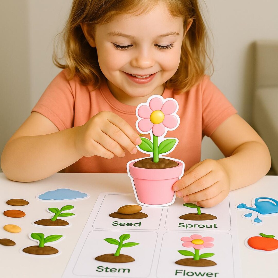 Plant Life Cycle Activity Kit: Montessori Science Game (PDF) - Etsy