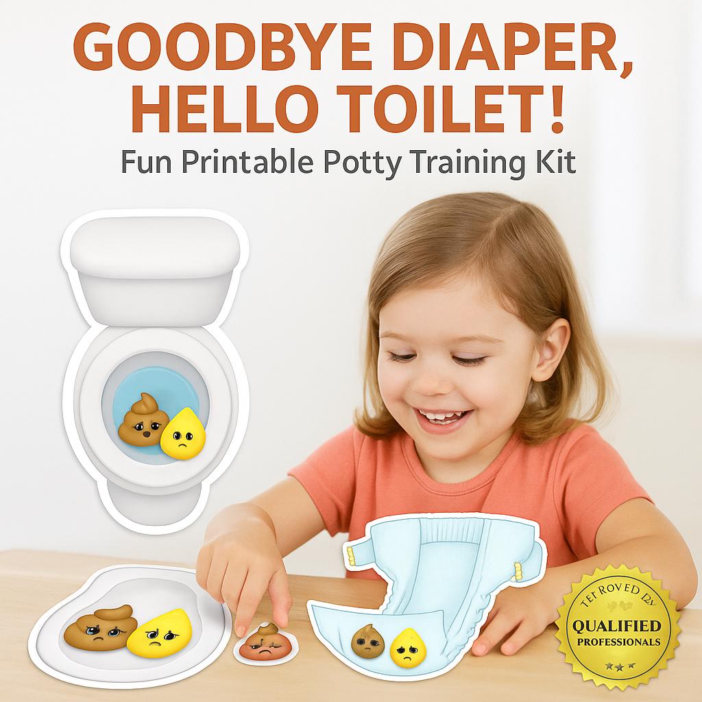 Potty Training Kit: Fun Educational Activity for Kids (printable ...