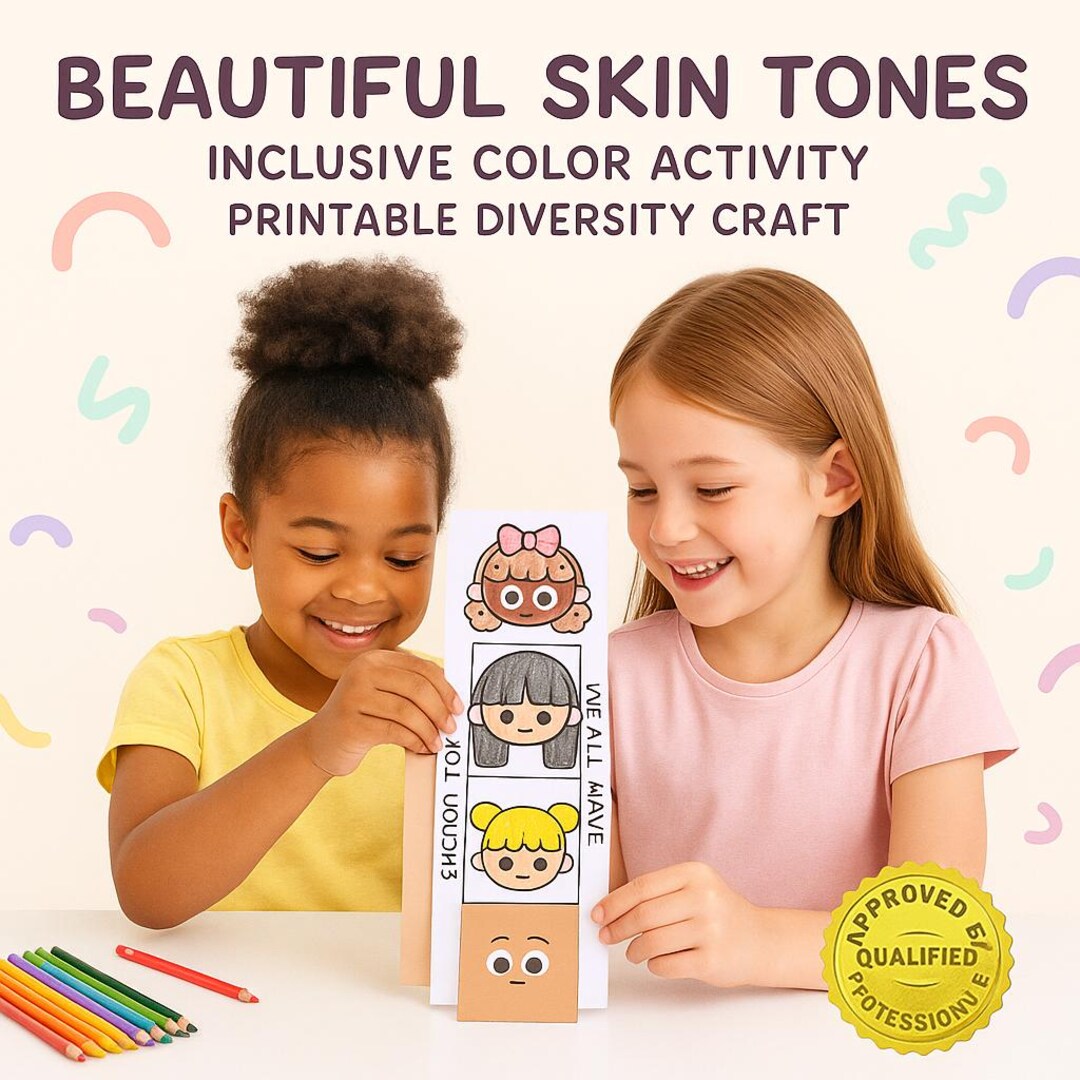 Skin Tones Diversity Craft: Printable Classroom Activity (PDF) - Etsy