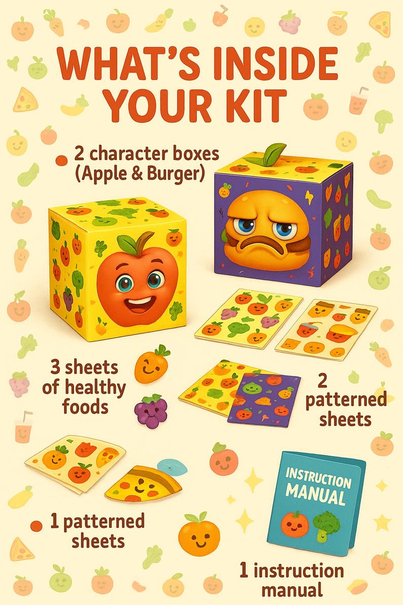 Healthy Vs Unhealthy Food Sorting Game: Printable Nutrition Activity ...