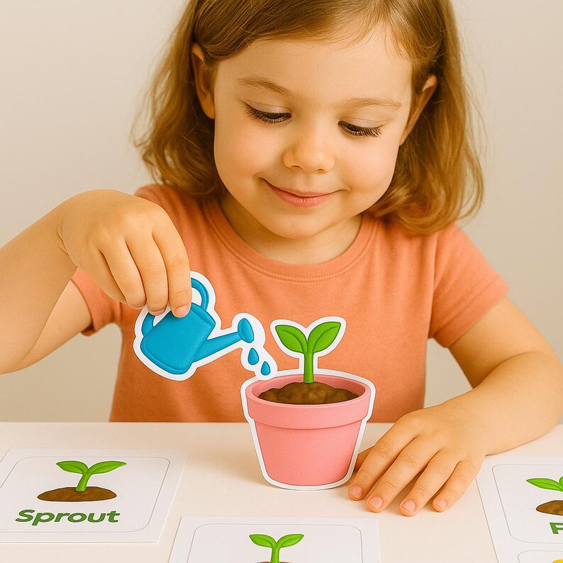 Plant Life Cycle Activity Kit | Printable Science Game for Kids | Paper ...