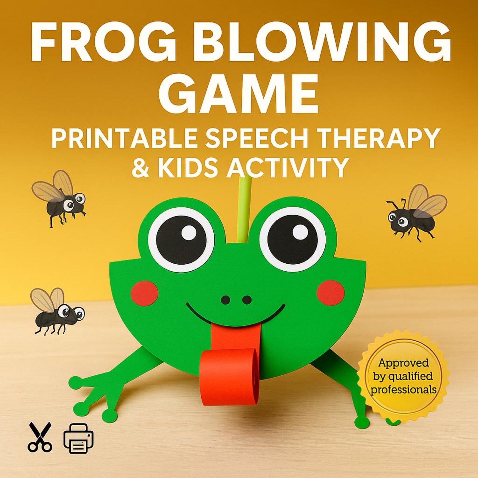 Frog Blowing Game Printable: Speech Therapy, Oral Motor Exercise - Etsy