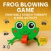Frog Blowing Game Printable: Speech Therapy, Oral Motor Exercise - Etsy UK
