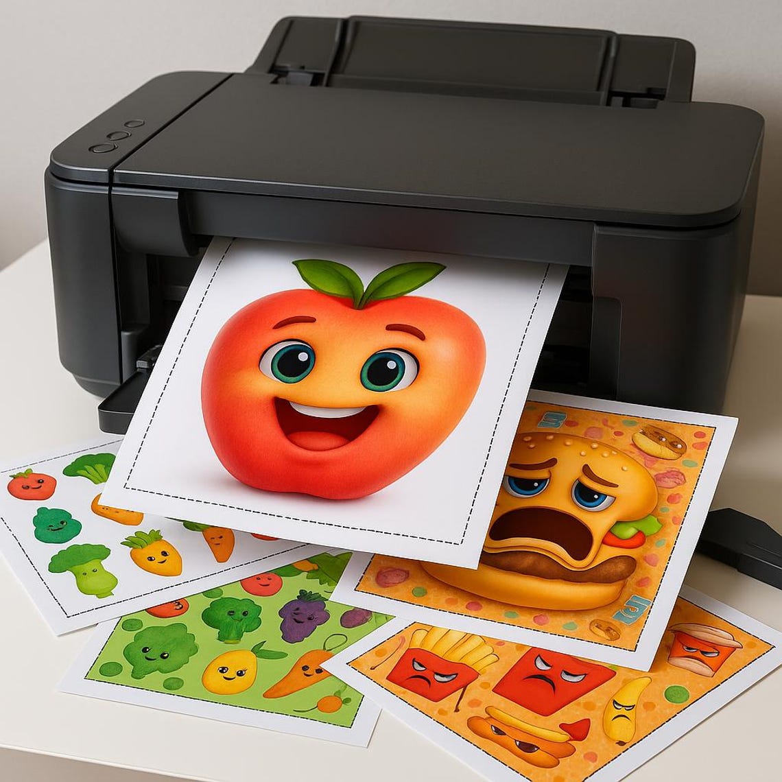 Healthy Vs Unhealthy Food Sorting Game: Printable Nutrition Activity ...