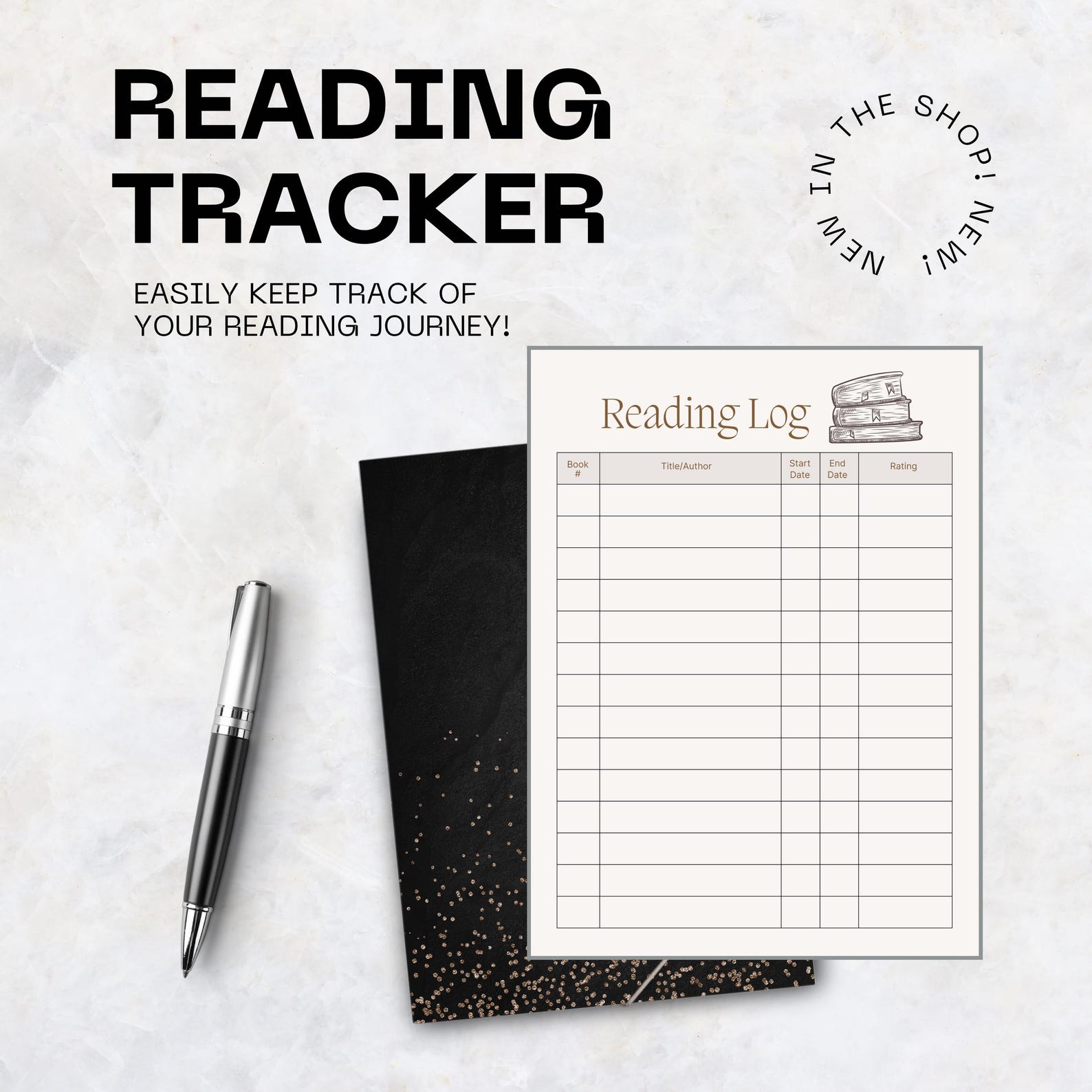 Reading Log Tracker: Printable & Digital Journal Page for Kids and ...