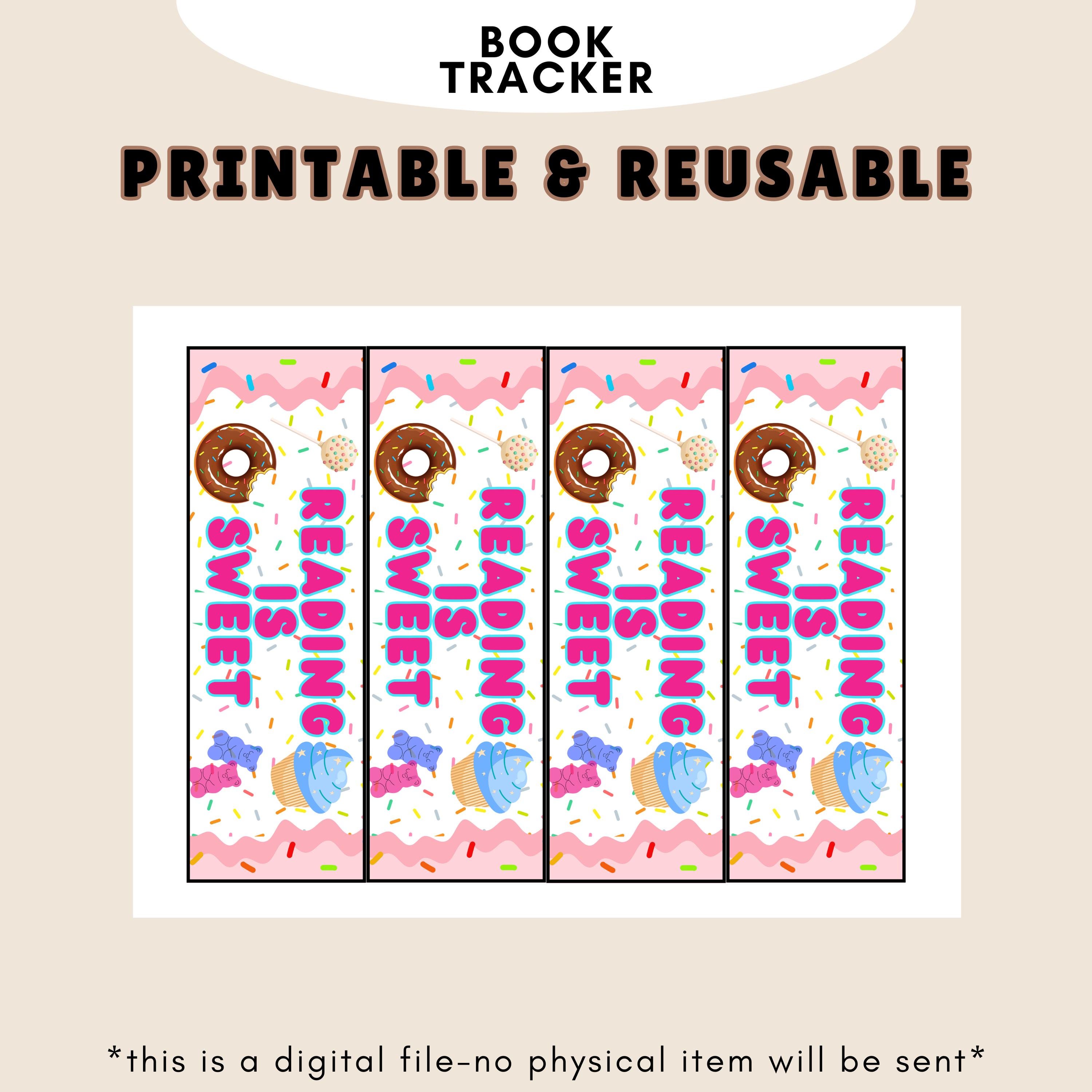 Dessert Bookmarks: Reading is Sweet - Printable Kids Bookmark (digital ...