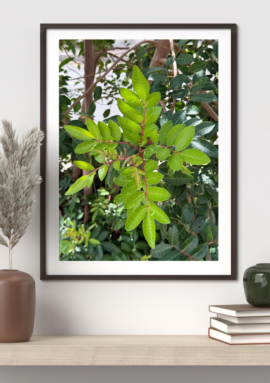 Tropical Leaf Wall Art – Printable Green Plant Decor – Digital ...