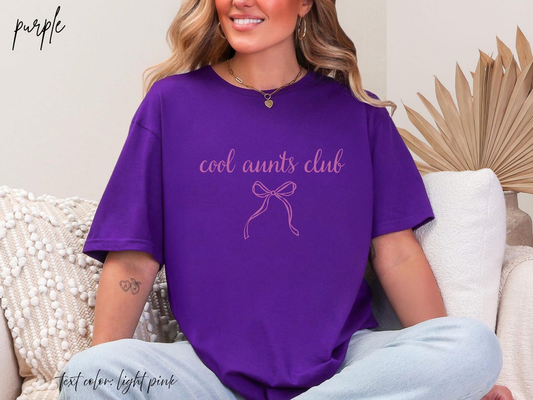 Aunts Club T-shirt - Auntie Gift, Fun Aunt Tee - Etsy