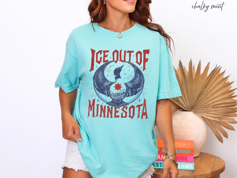 MN Resistance "ice Out of Minnesota" Loon Shirt, Social Justice ...