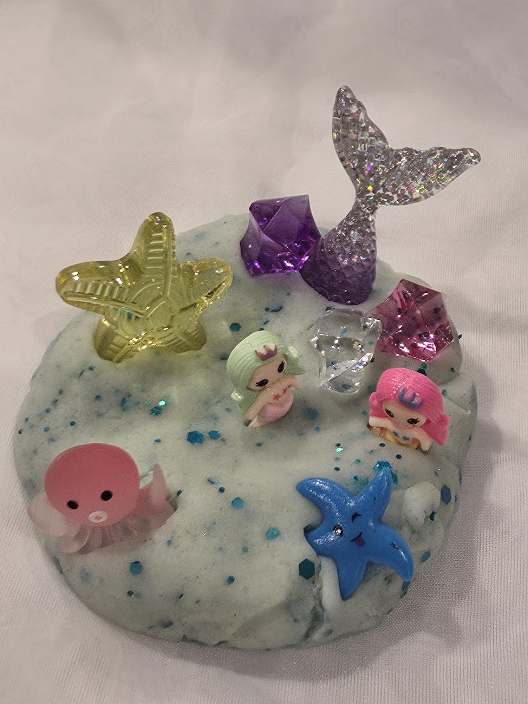 Mermaid Sensory Playdough Kit, Travel Toy, Children's Gift - Etsy