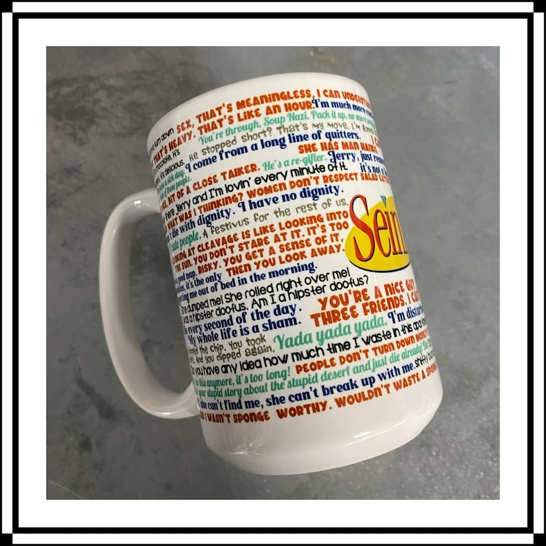 Seinfeld TV Show Sayings Coffee Mug - Etsy